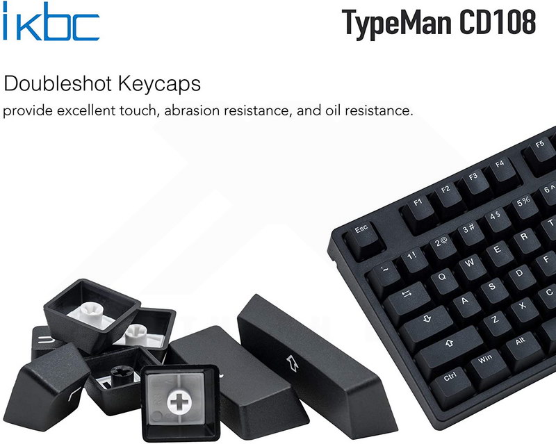 ikbc TypeMan CD108 PBT Doubleshot V2 Keyboard – Blue Switch – Shop Máy tính