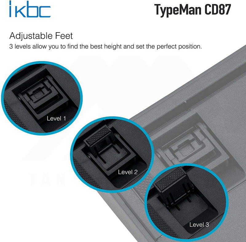 ikbc TypeMan CD87 PBT Doubleshot V2 Keyboard – Red Switch – Shop Máy tính